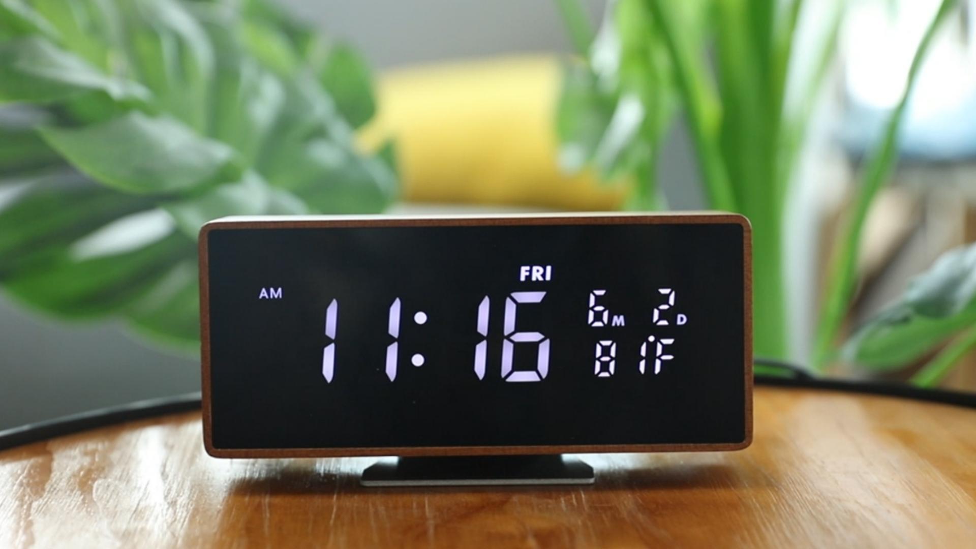 Wood Digital Clock Instructions