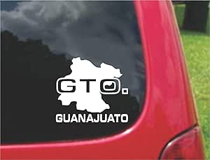 Amazon.com: Set 2 (PCS) Guanajuato Mexico Outline Map Stickers Decals ...