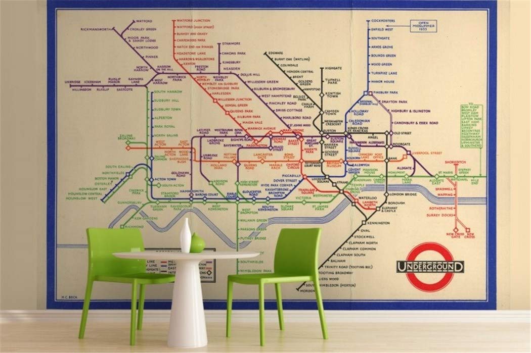 London Underground Wallpaper Custom City Wallpaper, London Underground