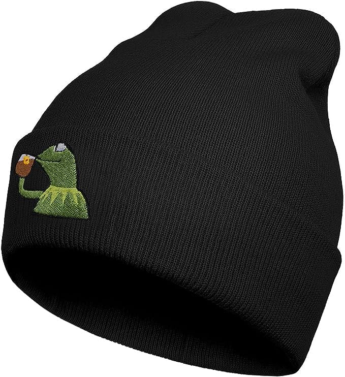 Funny Beanies Hat, Men's and Women's Winter Warm Black Fashion Cool ...