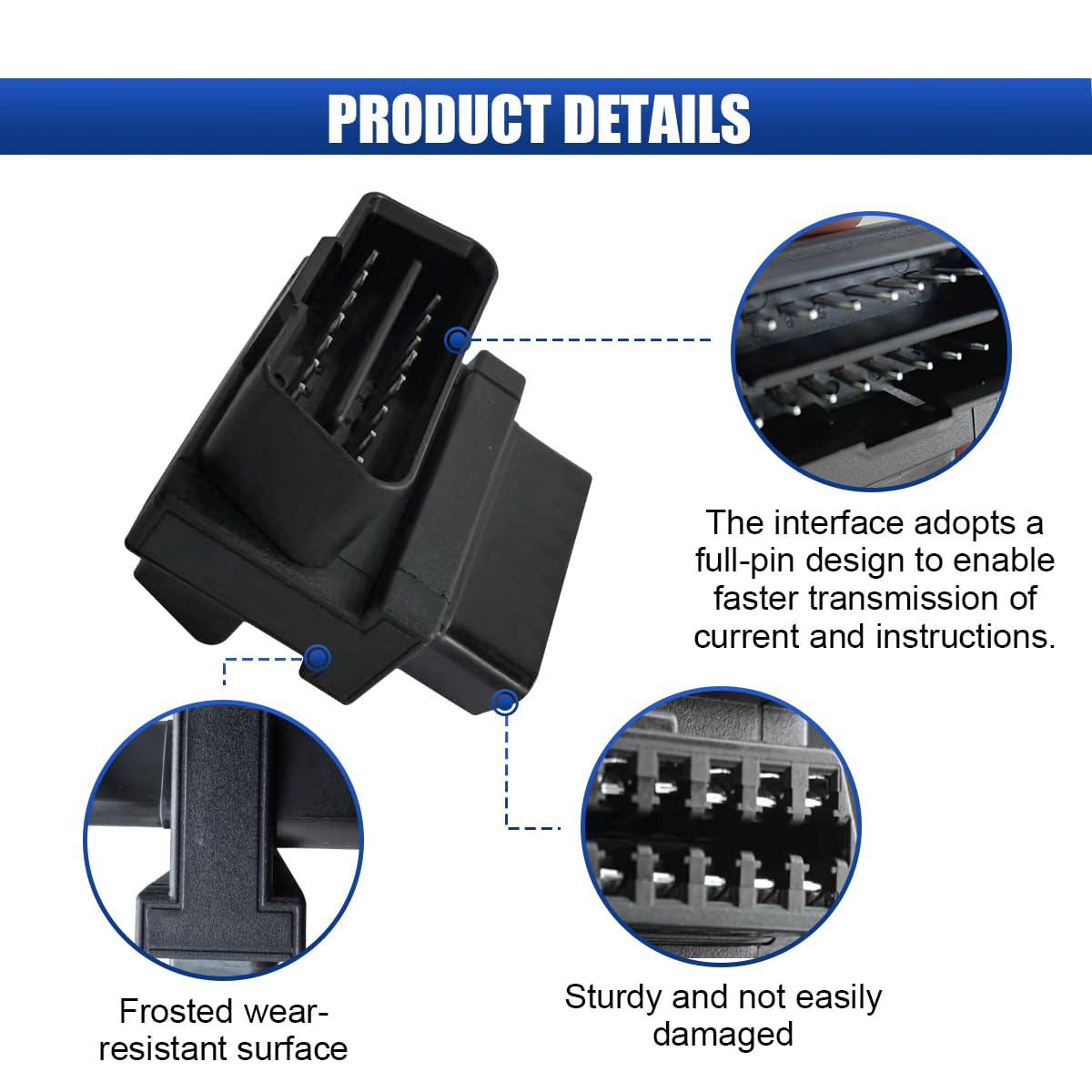 Snapklik.com : OBD2 Splitter, OBD II Full 16pin Port 1 Male To 2 Female ...