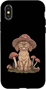 Amazon.com: iPhone X/XS Chesapeake Bay Retriever Dog Cottagecore Aesthetic Mushroom Case : Cell ...
