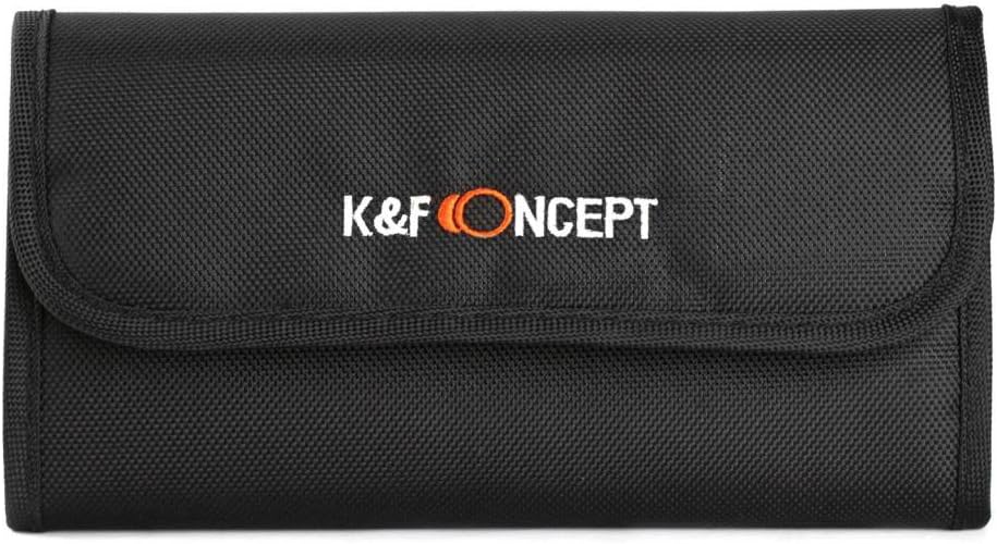 K&F Concept Filter Pouch, 6 Pocket Filter Bag Filter Case Filter Wallet ...