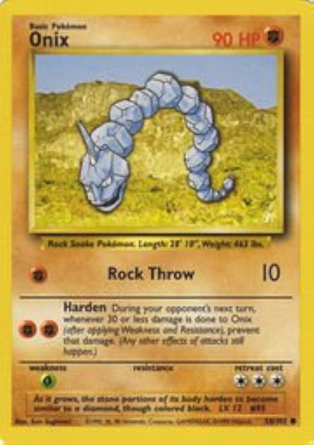 Amazon.com: Onix - 56/102 - Common - Unlimited Edition : Toys & Games