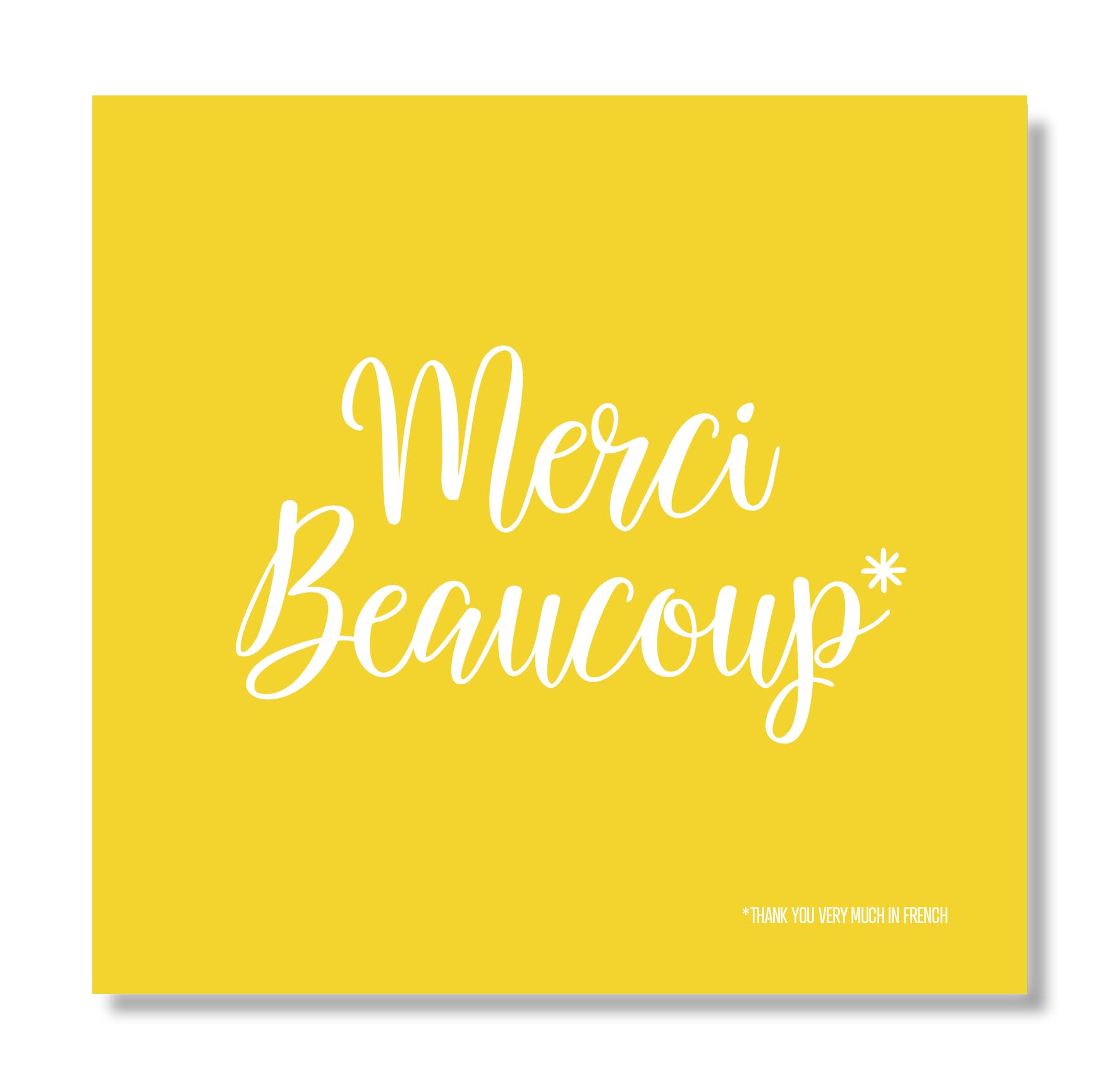 Merci Thank You In French