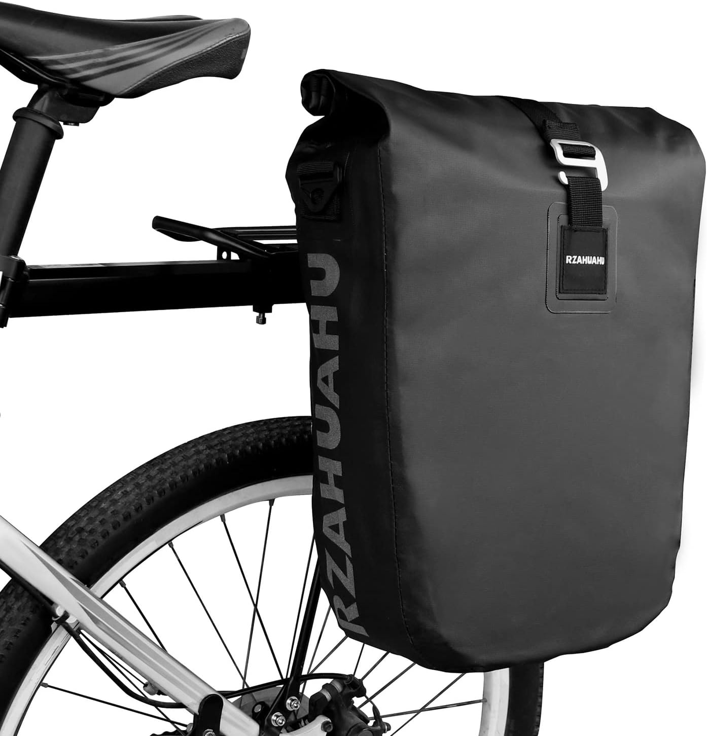 LUCHONG Bike Seat Bag, Waterproof 20L Laptop Pannier Bag - Bicycle ...