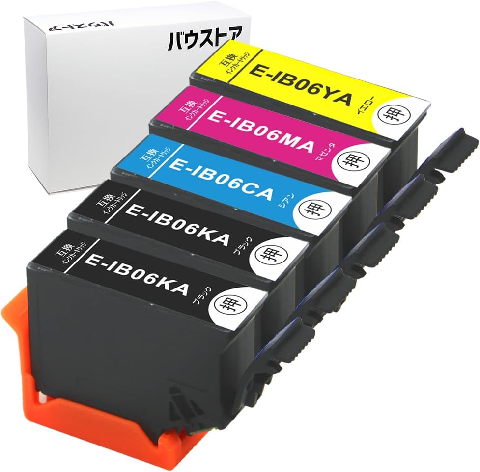 Amazon.co.jp: LCL エプソン用 IB06 IB06CA IB06MA IB06YA （2*3色セット 2シアン 2マゼンタ 2イエロー） 顔料 互換インクカートリッジ IC ...