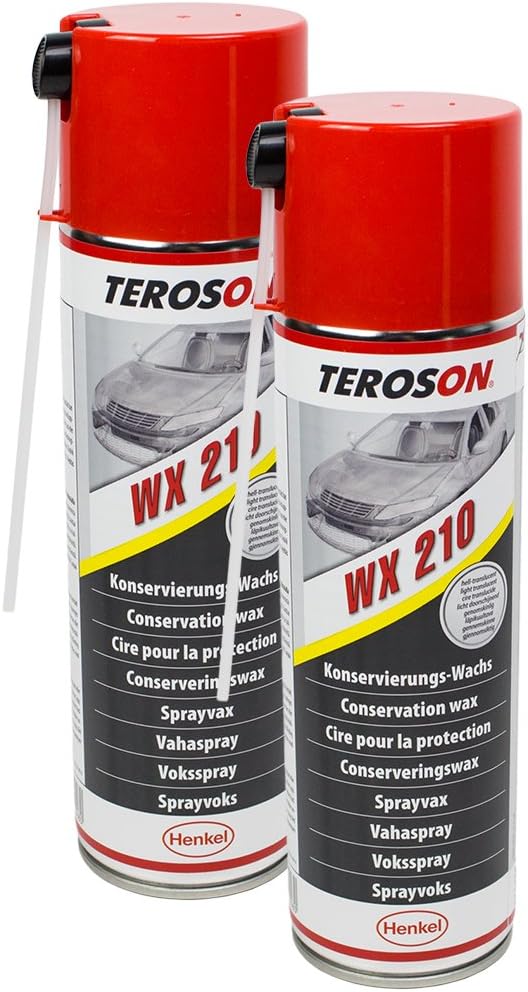 2X TEROSON WX Multi-Wax-Spray - Korrosionsschutz-Spray 795890 500 ml ...