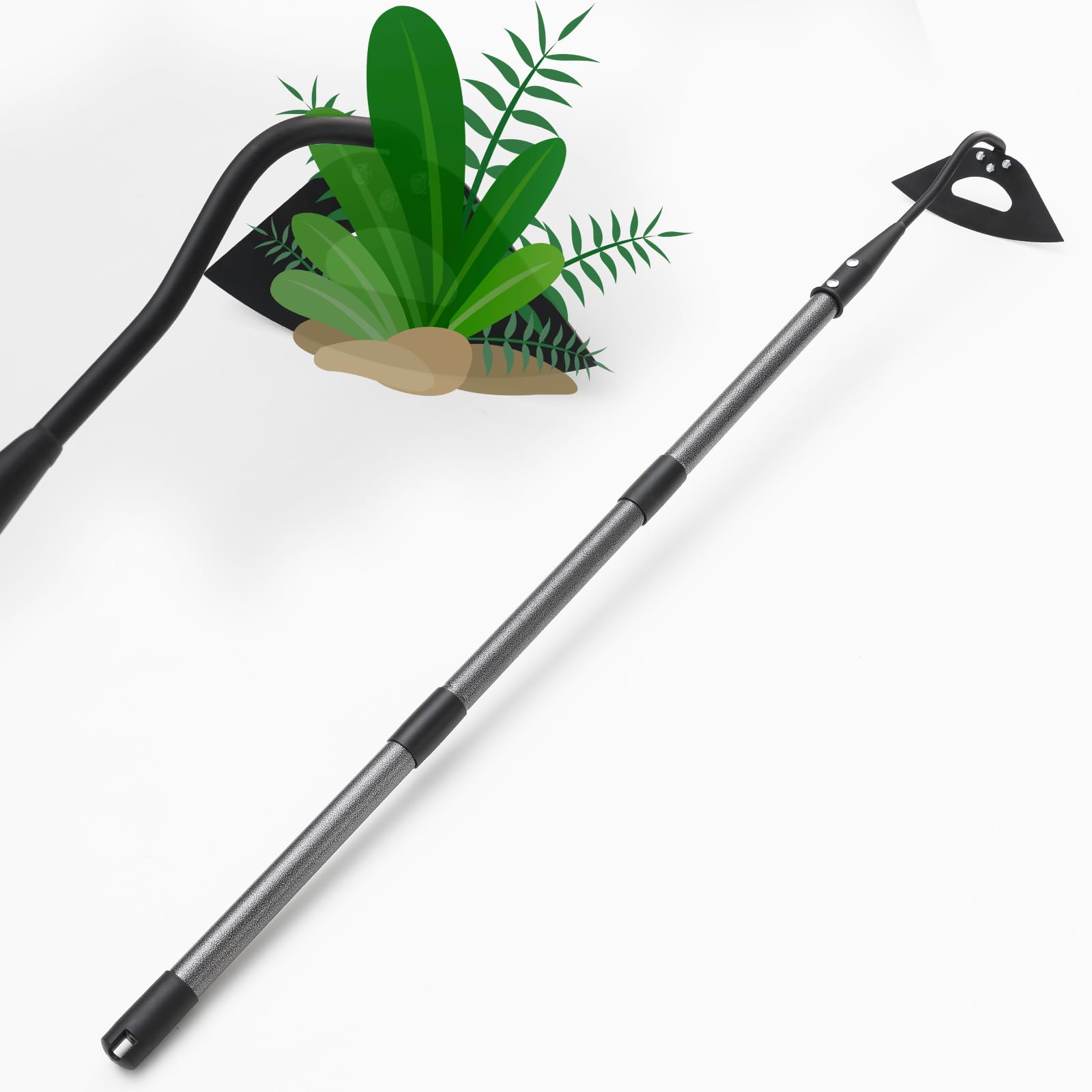 Amazon.com : Garden Hoe for Weeding Tool, Heavy Duty Dutch Weeding Hoe ...