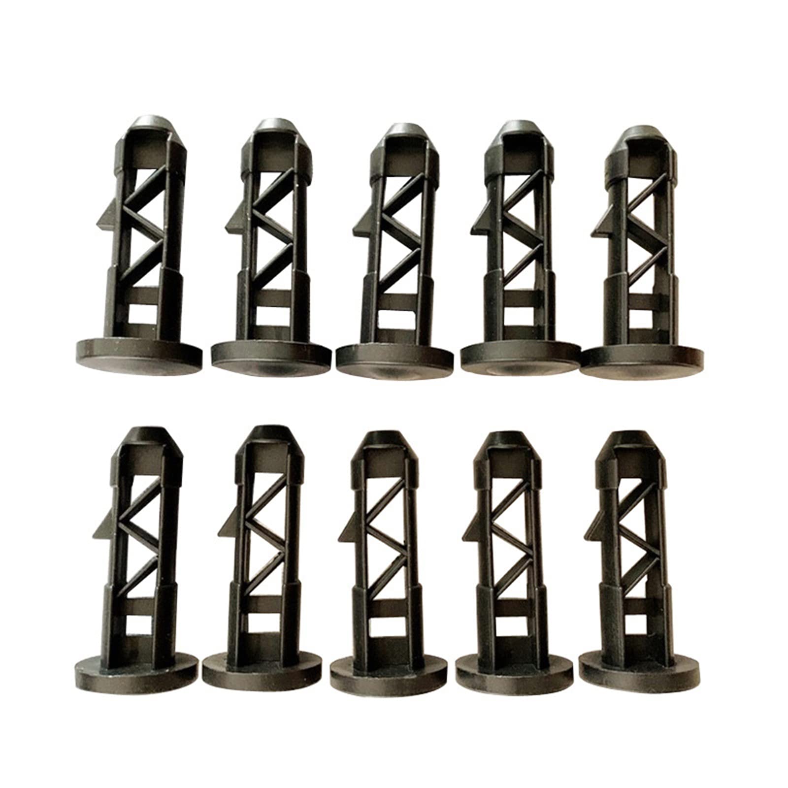 10PCS Wheelie Bin Lid Hinge Pins Hole Size 20mm Dustbin Lid Fixings for ...