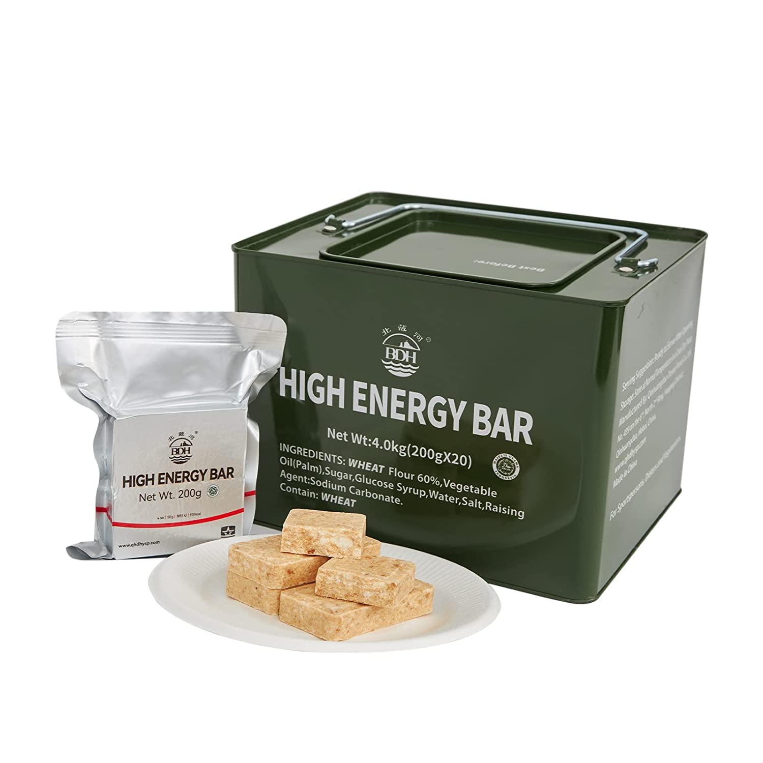 BDH High Energy Bar 18400 Calorie Original Compressed Biscuits | Iron ...
