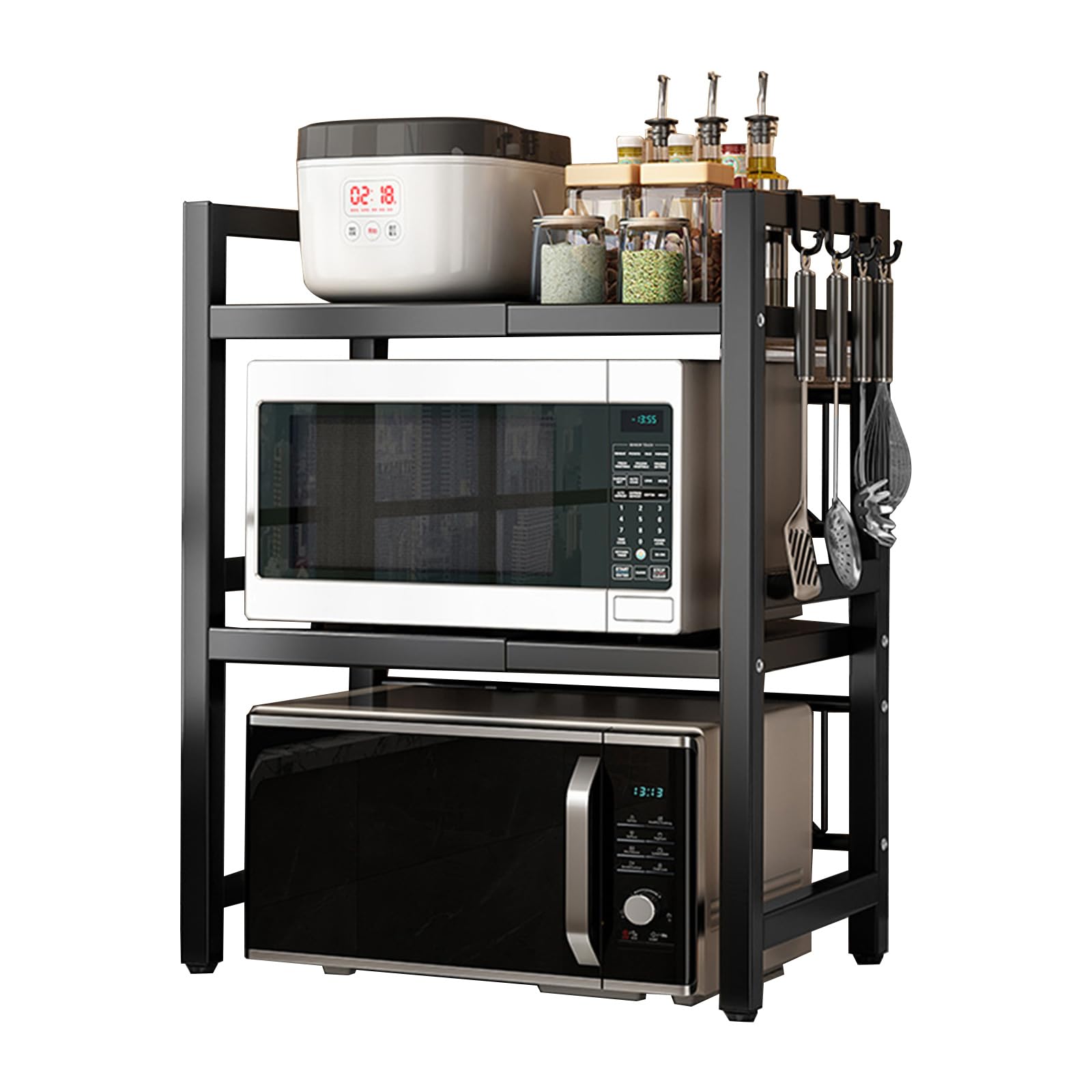 Snapklik.com : HUATOL Large Expandable Cabinet Shelf Organizer Rack ...