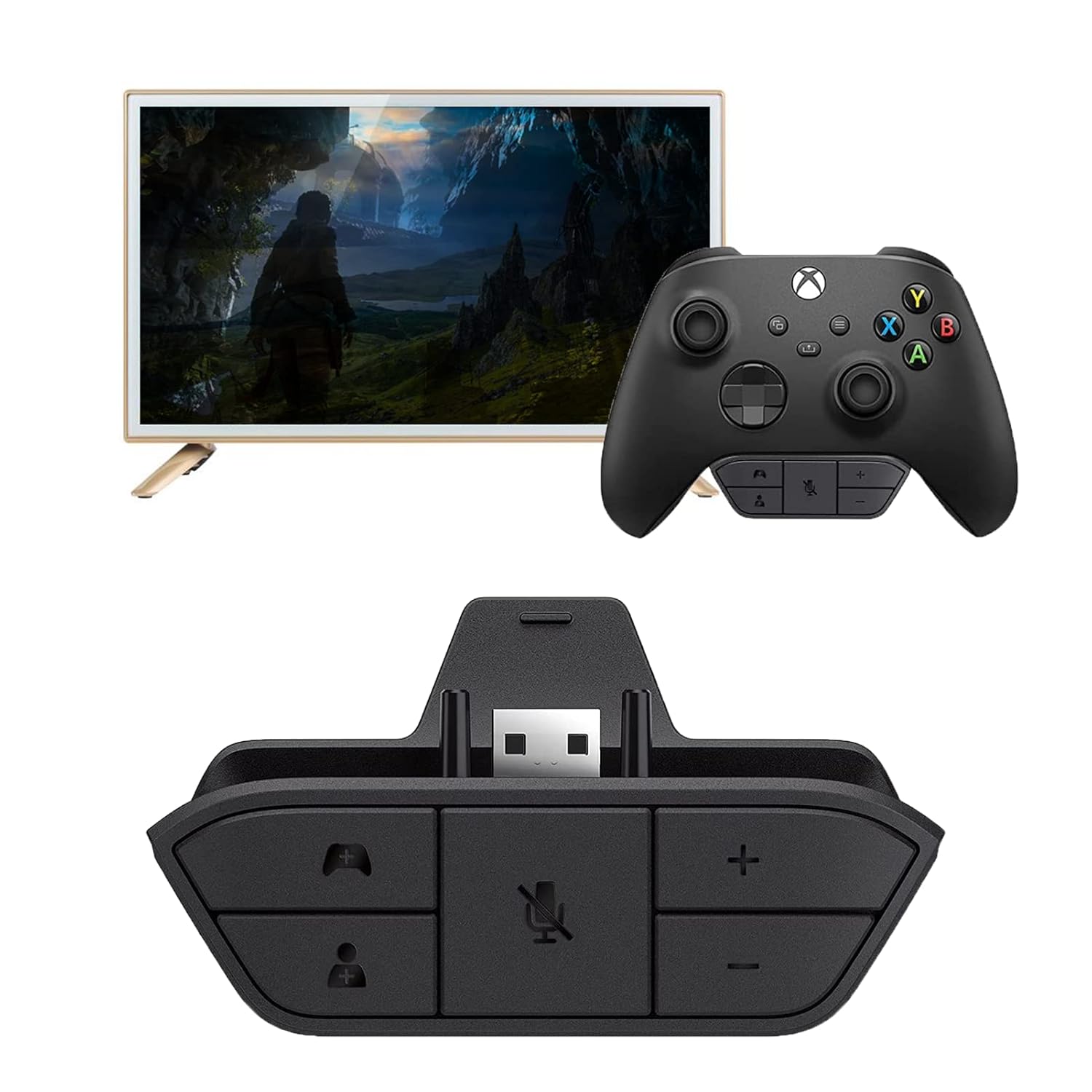 Gugxiom Stereo Headset Adapter for Xbox One - Plug and Play : Amazon.in ...