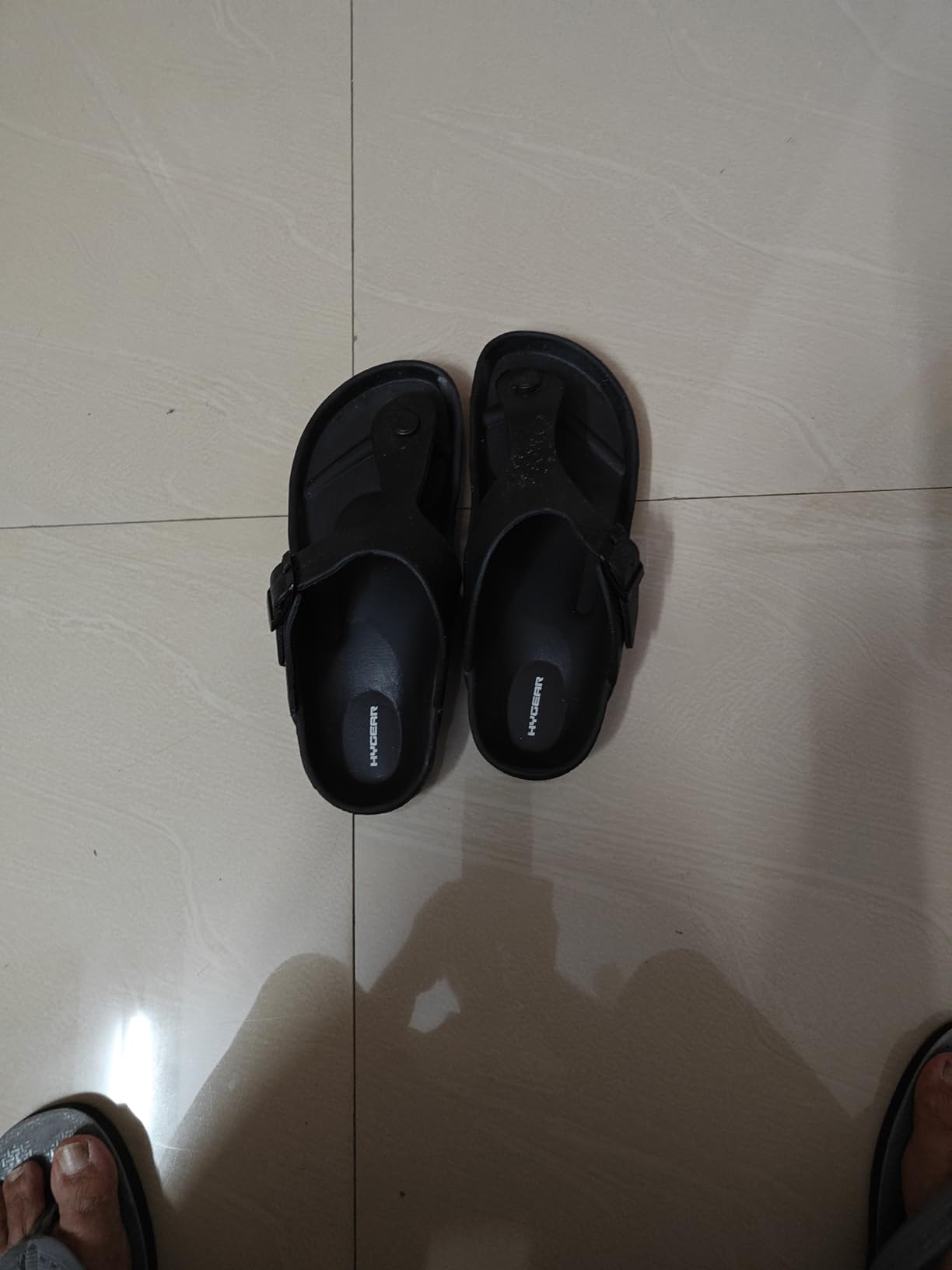 Buy Hygear Men's Orbital Black Slippers_6 UK (HG-GE-1001) at Amazon.in