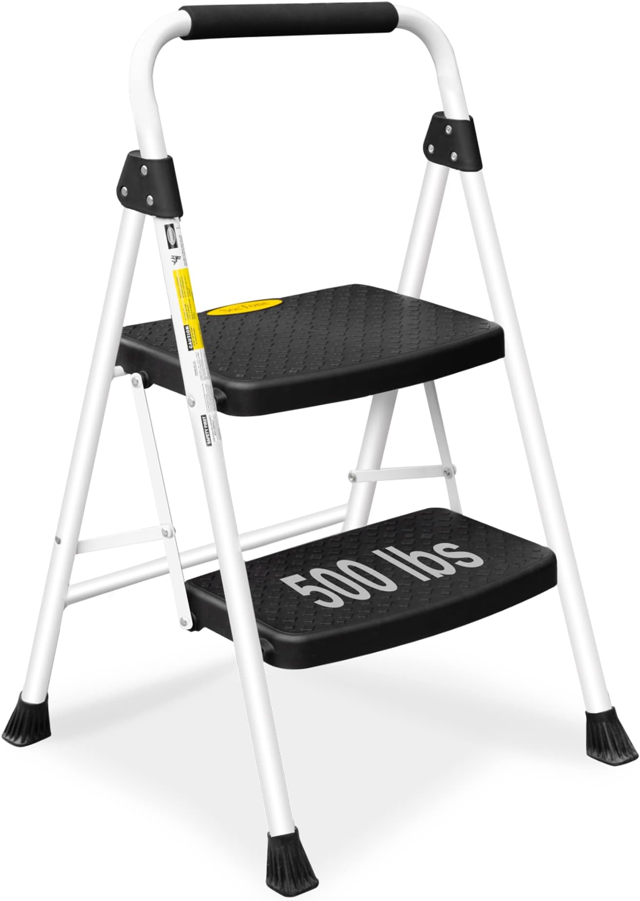 Amazon.com: COSTWAY 2 Step Ladder, Folding Step Stool w/Wide Anti-Slip ...