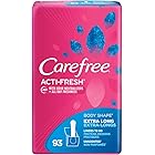 Amazon.com: Carefree Acti-Fresh Pantiliners, Extra Long Flat, Unscented, 100 Count (Pack of 1 ...
