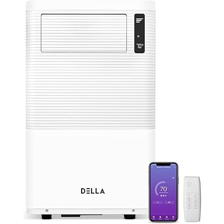Amazon.com: DELLA 14000 BTU Smart WiFi Enabled Portable Air Conditioner ...