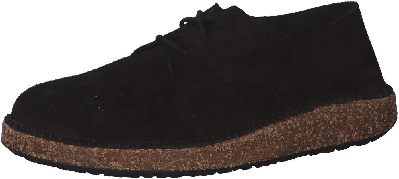 Amazon.com | Birkenstock Unisex Gary Suede Leather Black Shoes 11 W / 9 ...