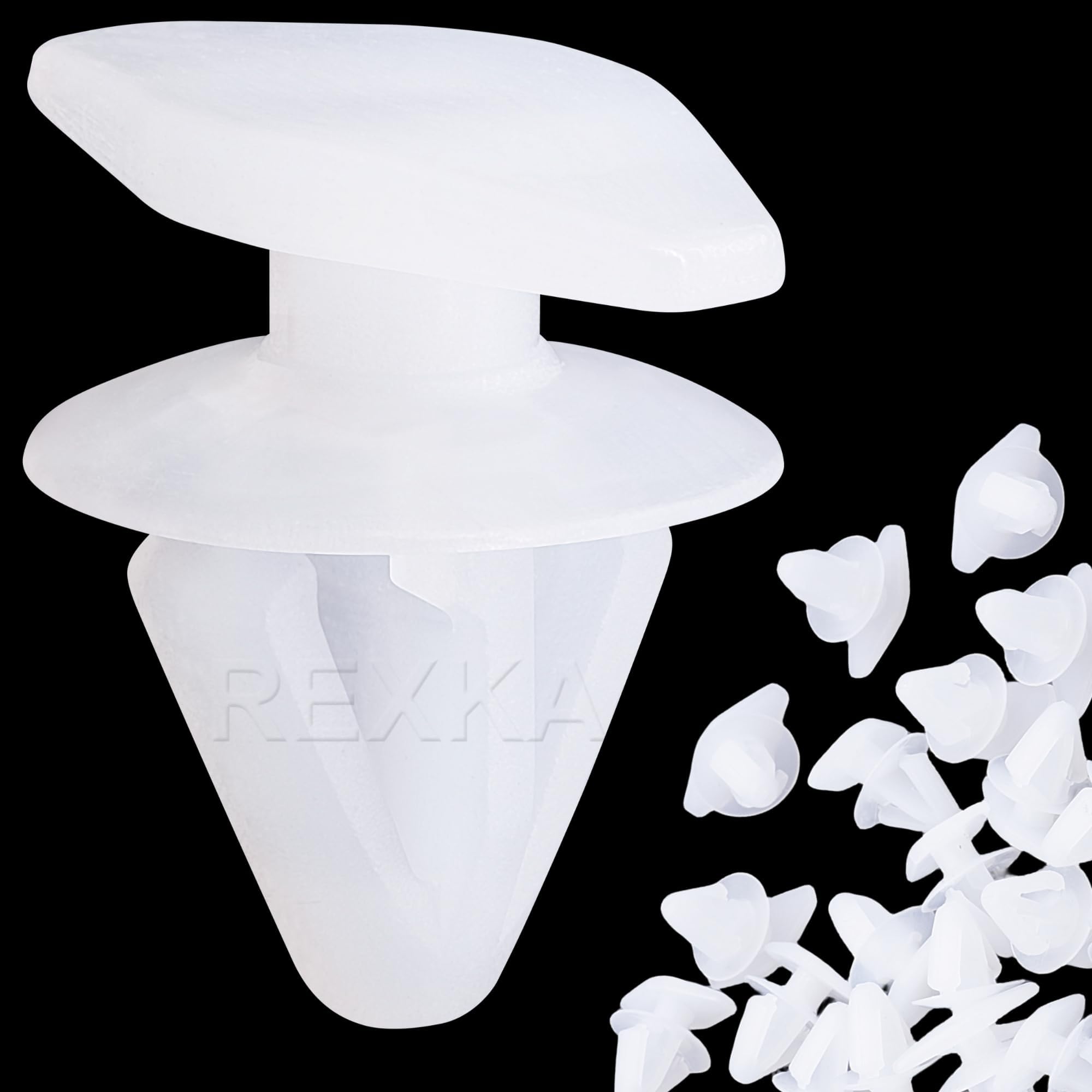 Amazon.com: Clipsandfasteners 100 Black Nylon Weatherstrip Retainers ...