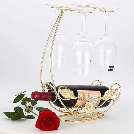 Amazon.com: Homya Wine Glass Holder - Wine Rack Table Top Goblet Holder ...