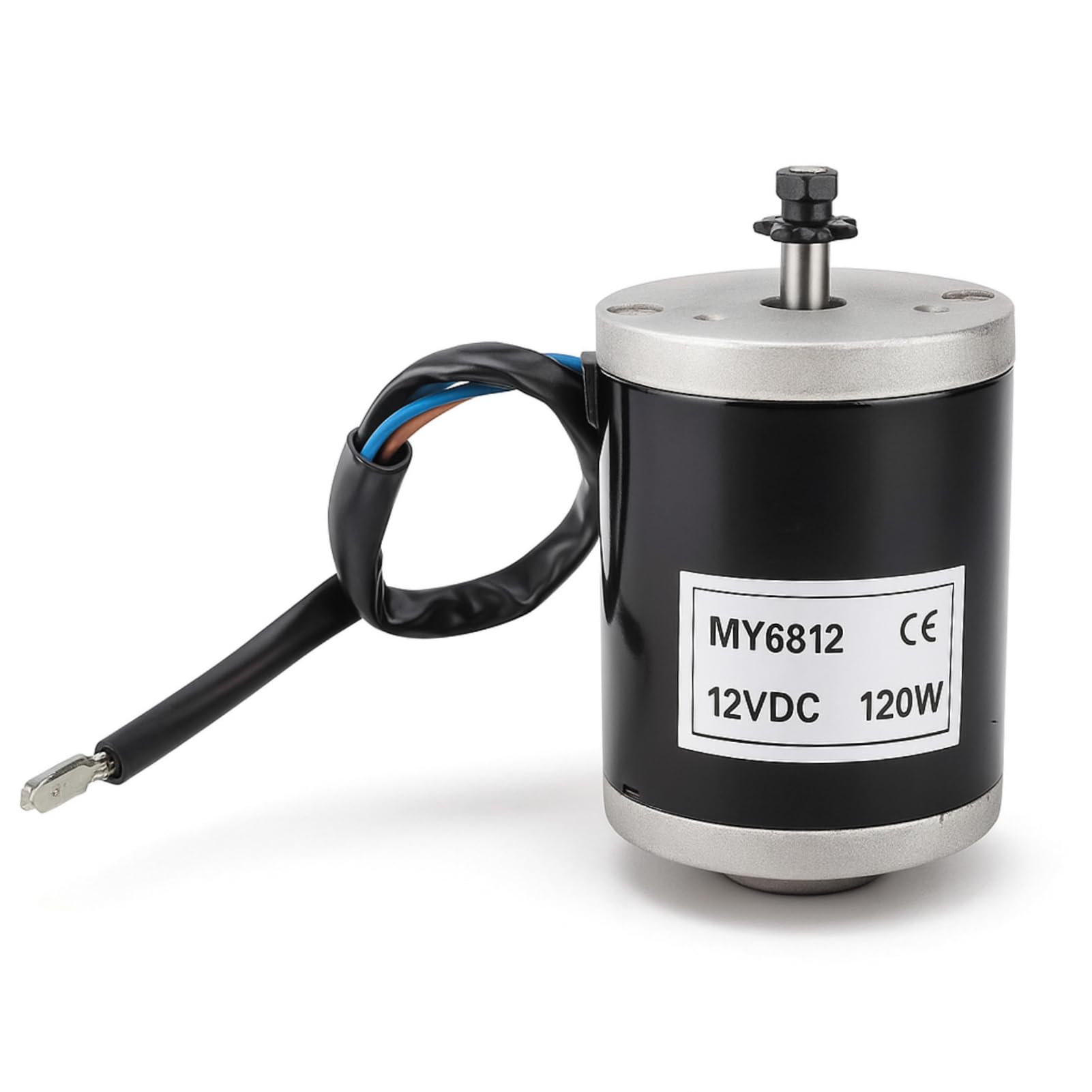 120W Small Electric Motor 12V 120W Brushed DC Motor With Pulley - Small ...