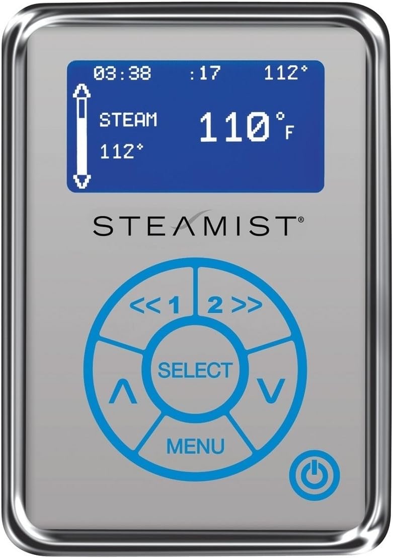 Steamist TSC-350-BN Total Sense Series Control Package, Brushed Nickel ...