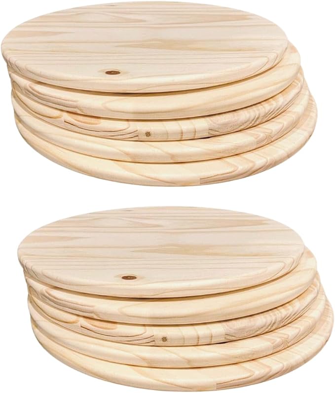 Amazon.com: MMOBILITY Set of 10 - 1 Inch Thick, 18 Inch Wood Circle for ...