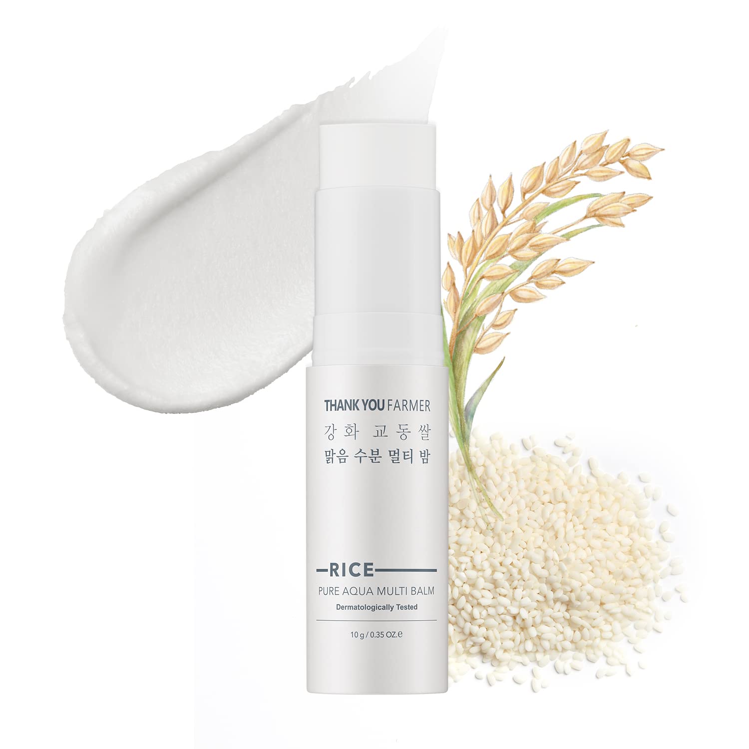 Amazon.com: THANKYOU FARMER Rice Pure Aqua Multi Balm - Brightening ...