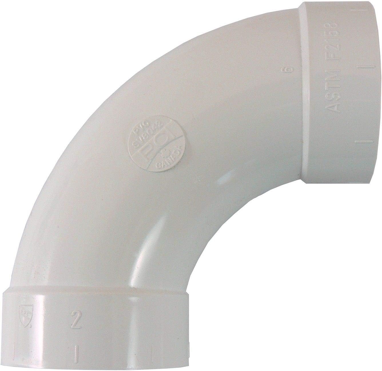 Amazon.com: HASMX Central Vacuum 90 Degree Sweep Elbow Fitting ...