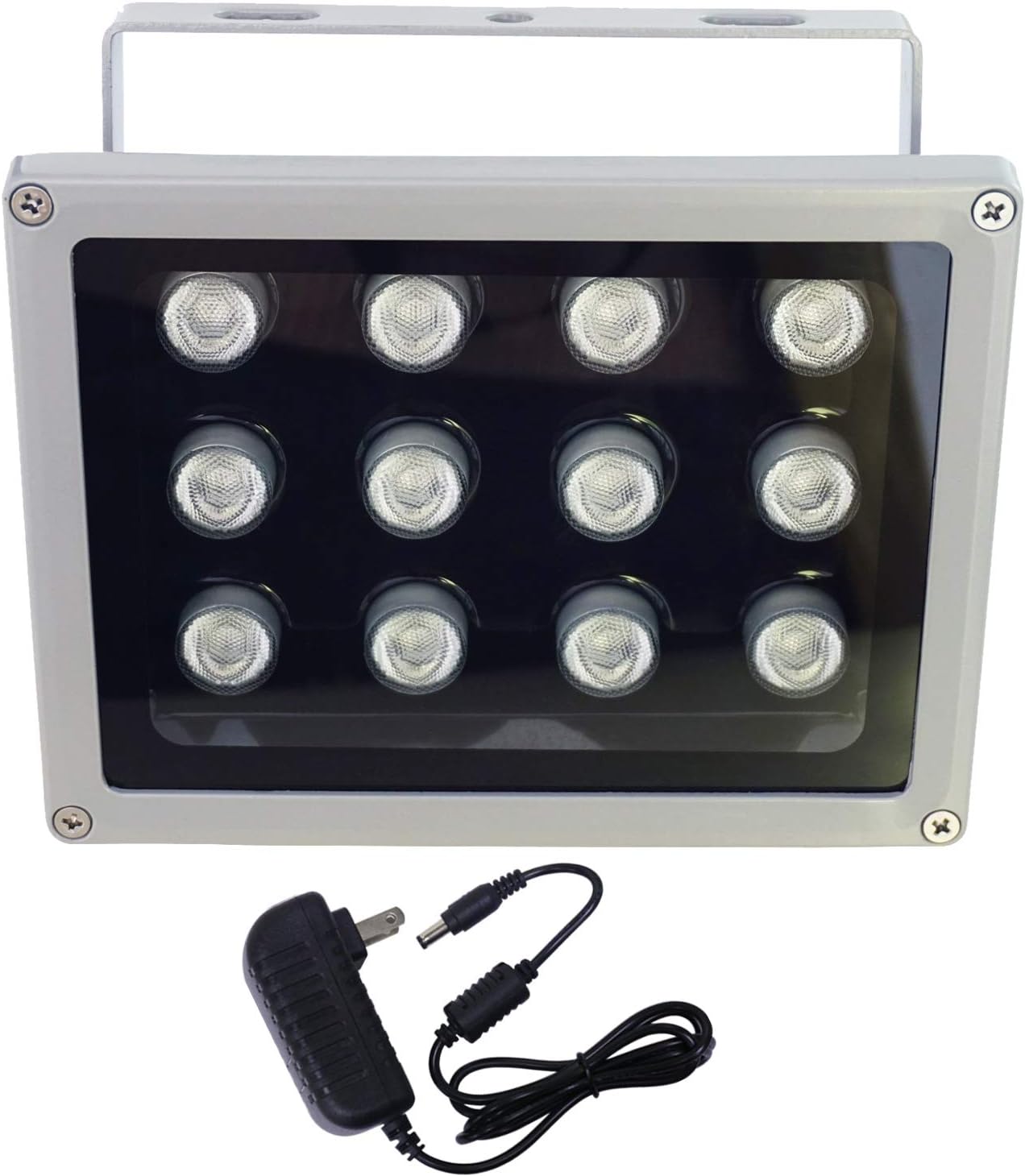 AUTENS IR Illuminator, 850nm 12-LEDs 90 Degree Wide Angle IP67 ...