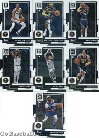 Amazon.com: 2022-23 Panini Donruss Optic Veteran Denver Nuggets Team ...