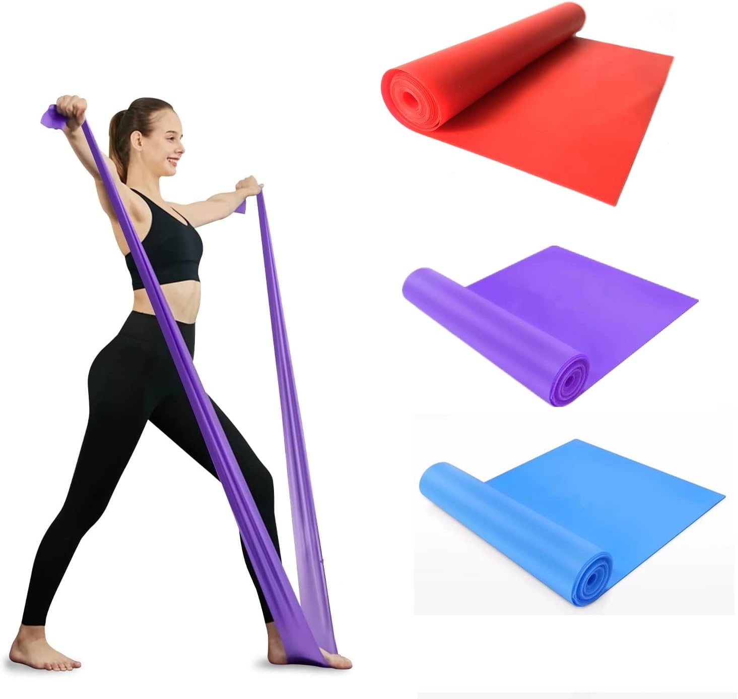 Bandas De Resistencia para Ejercicio, Bandas Elásticas Fitness para ...