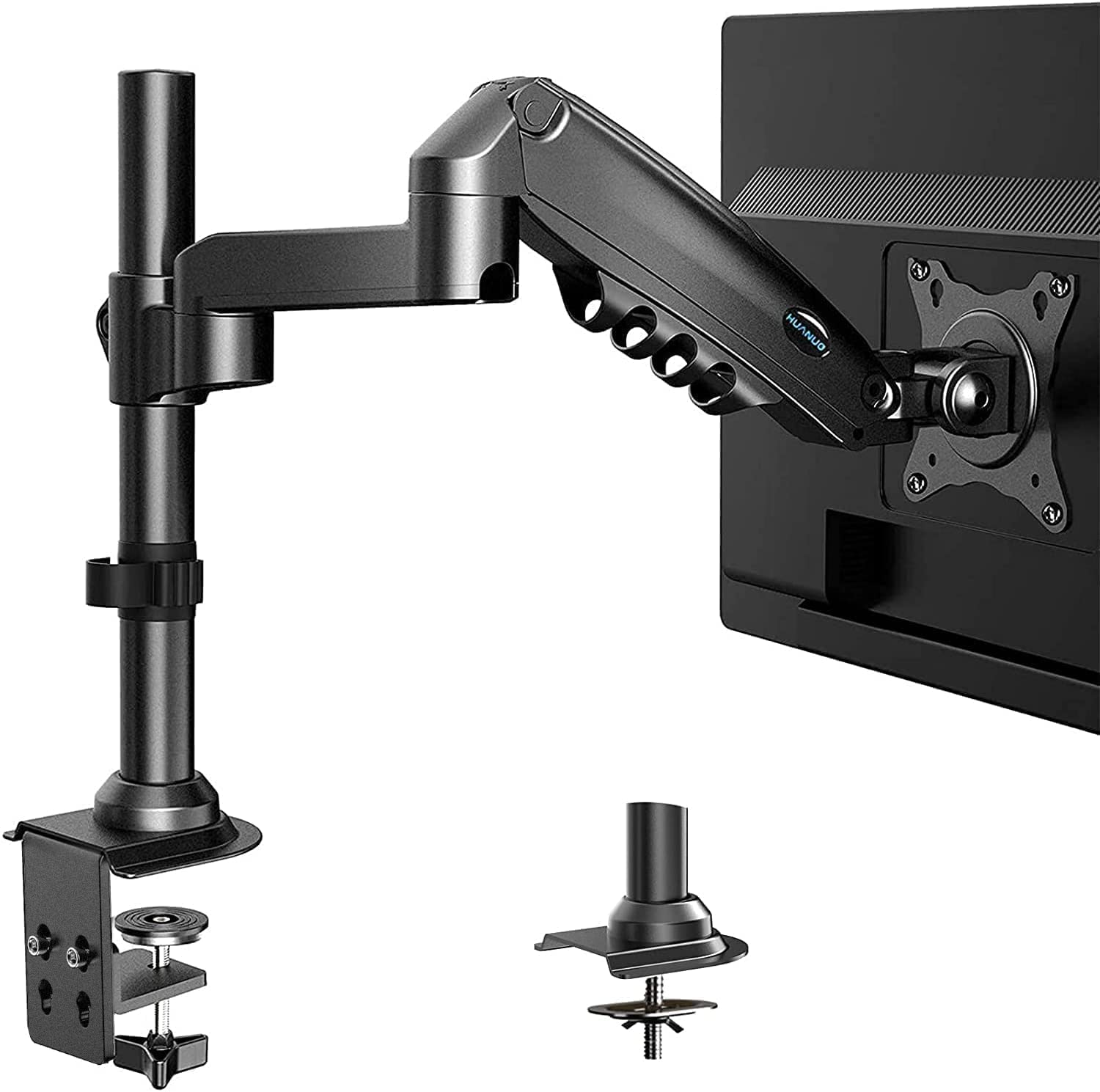 HUANUO Monitor Arm Single Monitor Stand For 13 To 32 Inch Flat Curved HUANUO Monitor Arm Single Monitor Stand For 13 To 32 Inch Flat Curved