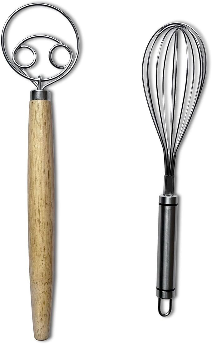 Amazon.com: Stainless Steel Whisks, Hand Whisks 11.5", Danish Dough ...