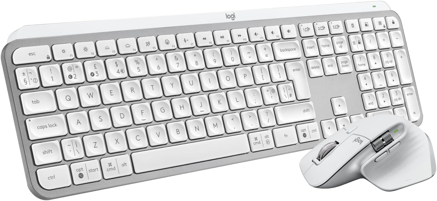 Logitech MX Keys S + MX Master 3S - Performance Wireless Illuminated ...