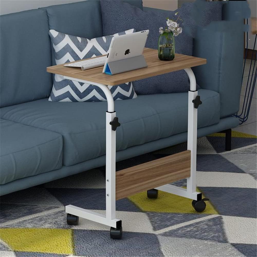 Amazon.com: WANLIAN Rolling Laptop Table Lap Desk for Laptop Rolling ...