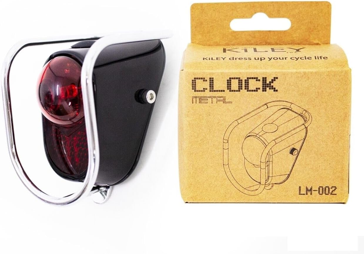 Amazon.com : Rear LED Tail Lights for Bicycles - Gloss Black Vintage ...