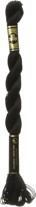 Amazon.com: DMC 115 5-310 Pearl Cotton Thread, Black, Size 5 : Arts ...