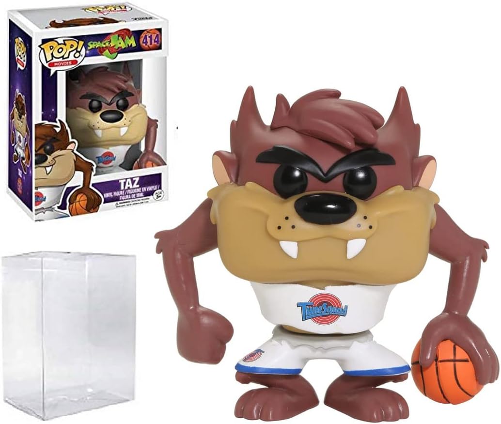 Amazon.com: Funko Pop! Movies: Space Jam - Taz CHASE VARIANT Vinyl ...