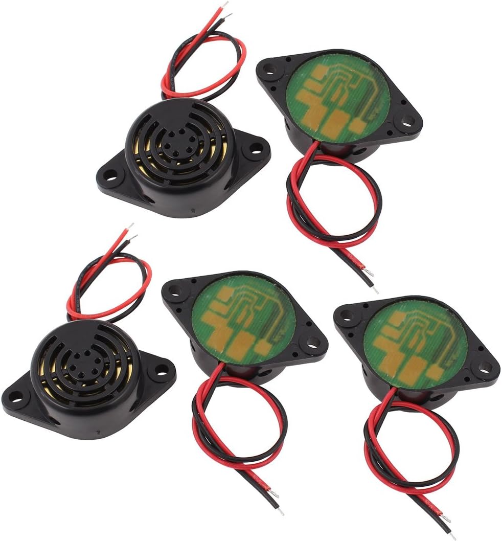 Amazon.com: uxcell 5 Pcs DC 3-24V 12V 2-Wired Continuous Active ...