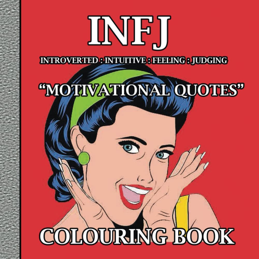 Buy INFJ Coloring Book for Adults with Motivational And Inspiring ...