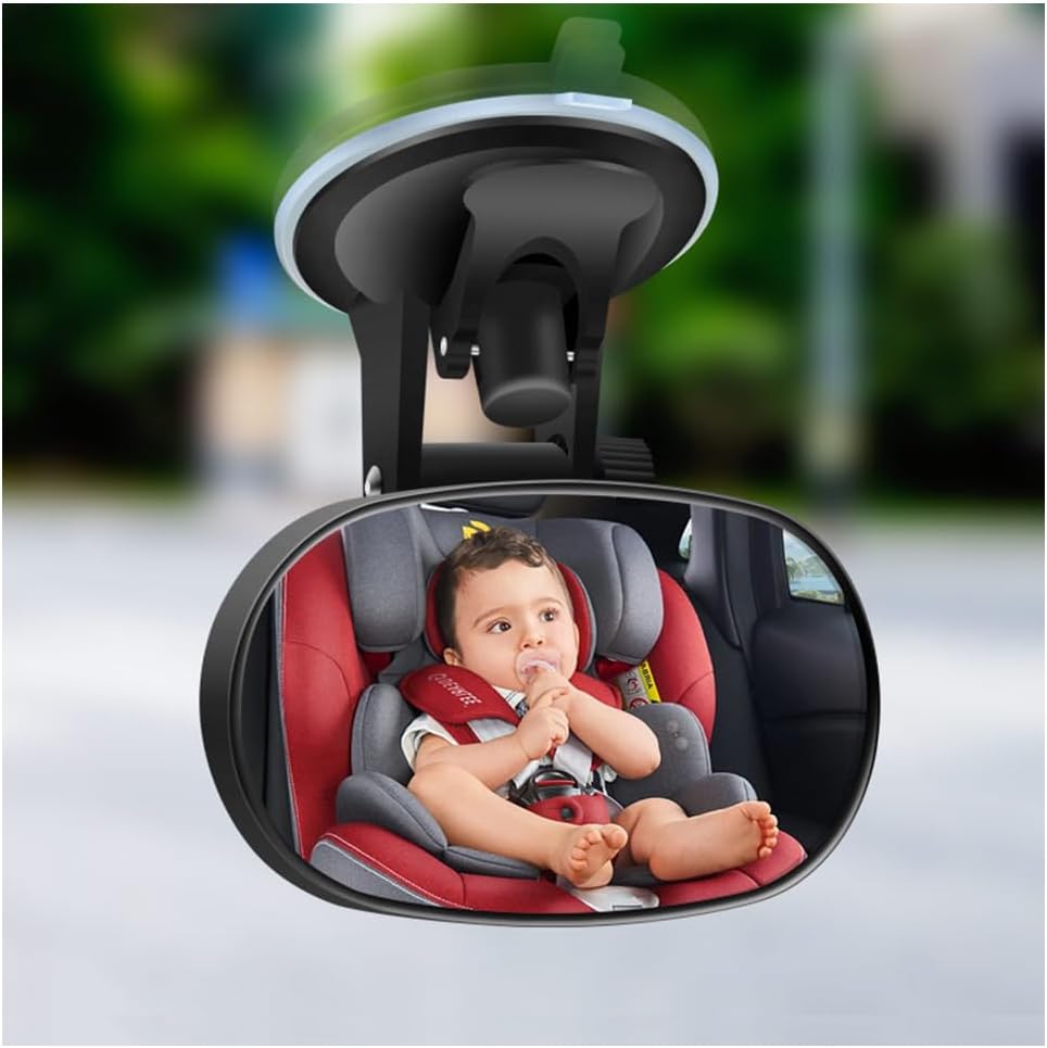 Amazon.com: Baby Car Mirror Rear Facing,HD Wide Angle + 360° Adjustable ...