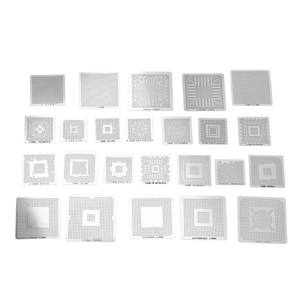 Professional Bga Rework Kit With Reballing Station And Steel Stencils ...