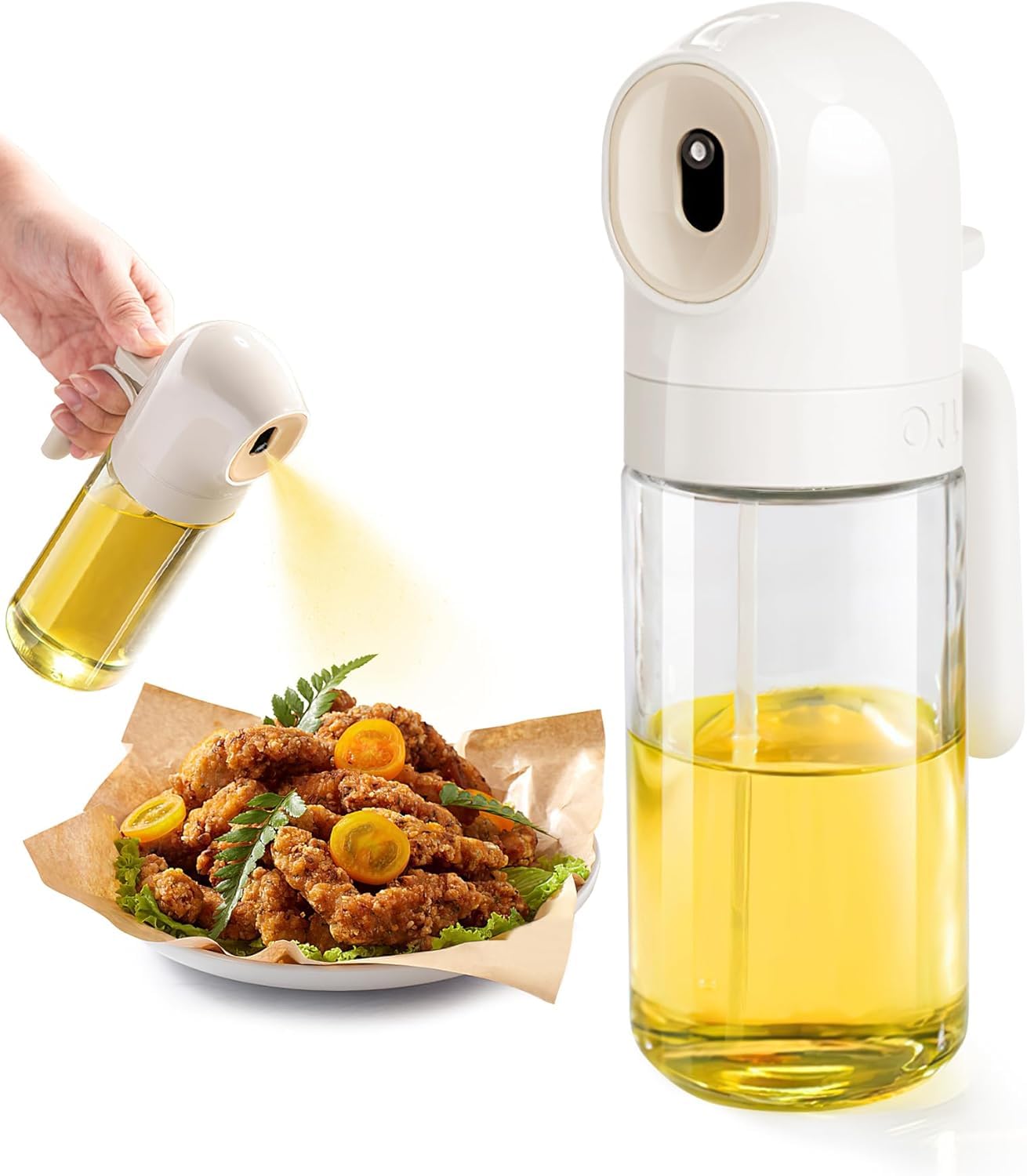 DASOSMI CREATION Oil Sprayer for Cooking, 250ml Glass Olive Oil Sprayer ...