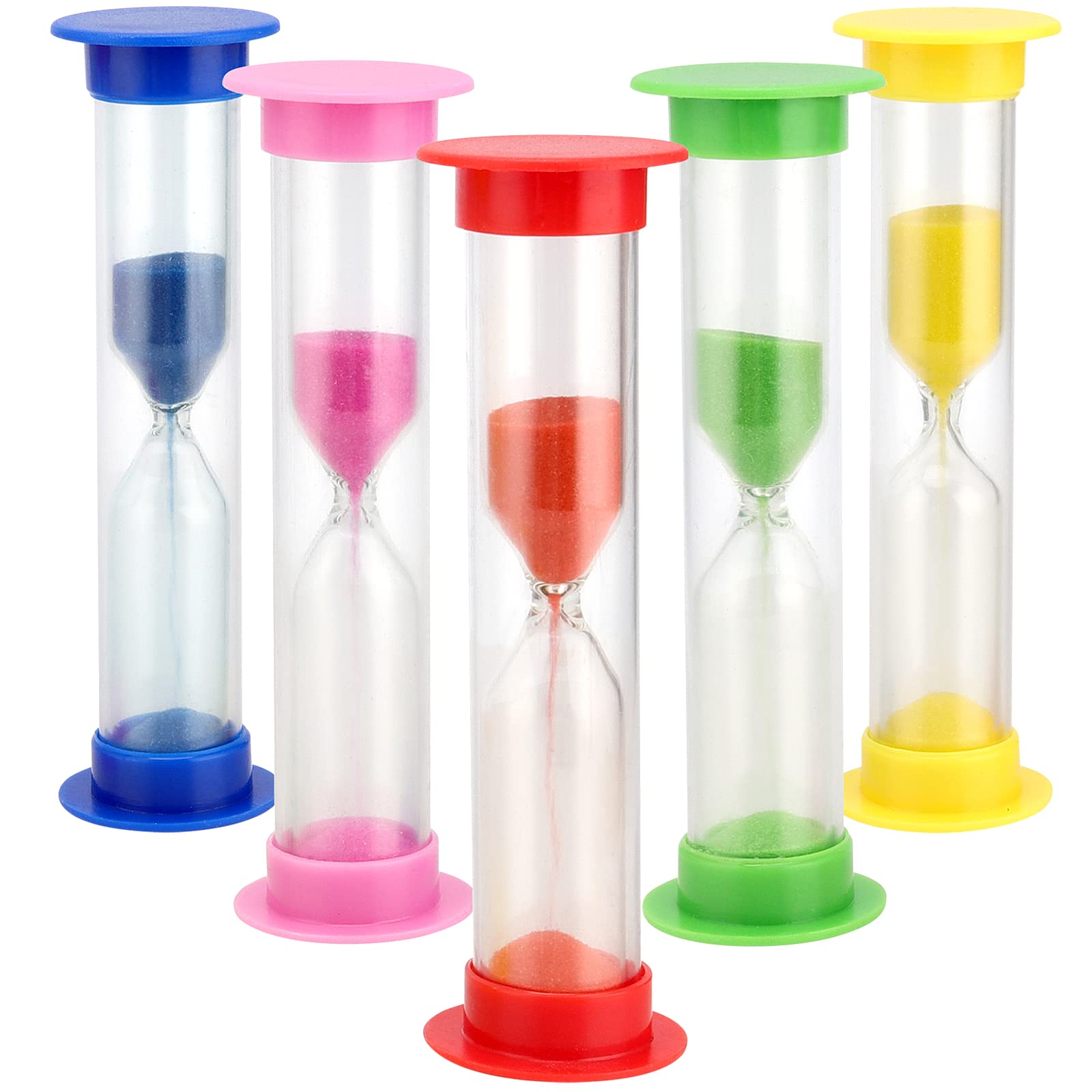 Snapklik.com : 50 Pack Sand Timer, 1 Mins Plastic Hourglass Sand Timer ...