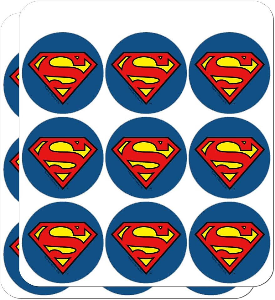 Amazon.com: Ata-Boy DC Superman Stickers, Superman Logo Sticker Anime ...