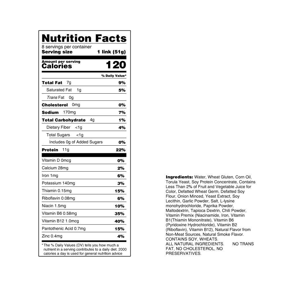 Loma Linda – Carnes a base de plantas Franks simples 20 onzas paquete ...