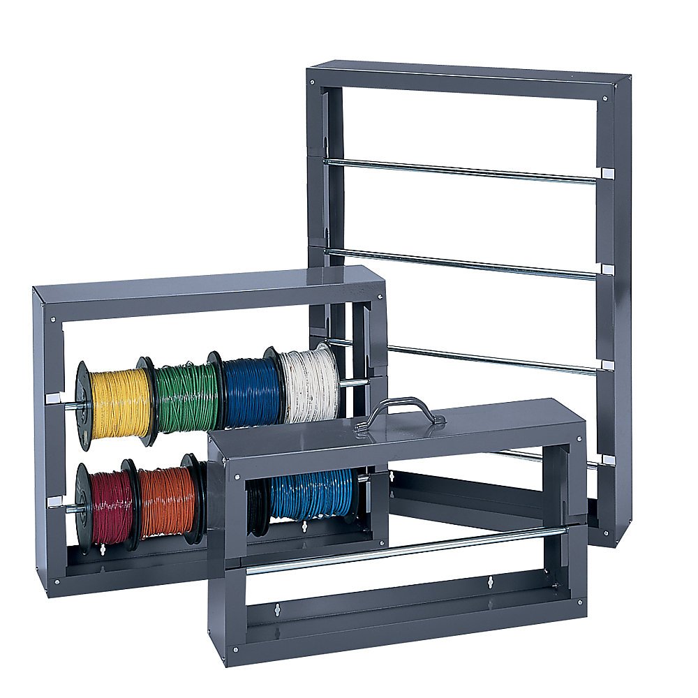 Durham 383-95 Gray Cold-Rolled Steel Wire Spool Rack with Single Rod ...
