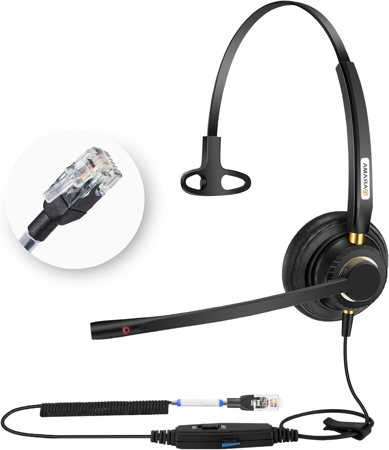 Amazon.com: Yealink YHS34-LITE-MONO Wideband Headset for Yealink IP ...