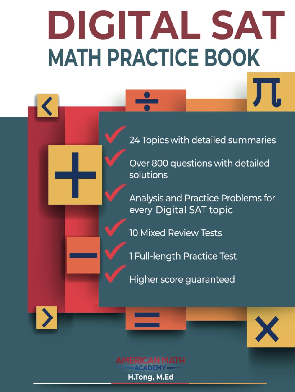 DIGITAL SAT MATH PRACTICE BOOK: "Digital SAT Math Mastery The Ultimate ...